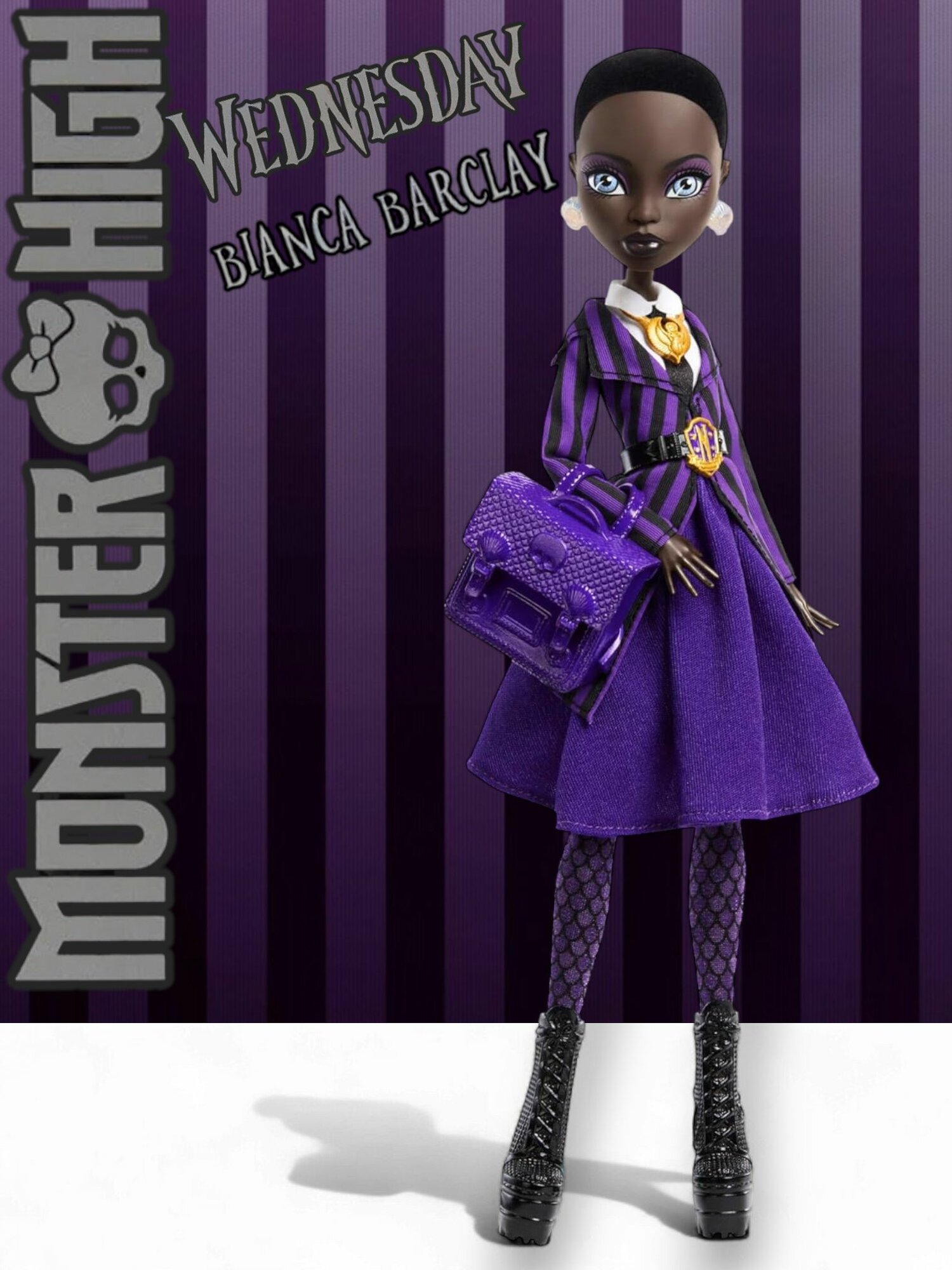 Кукла Monster High Wednesday Bianca Barclay Монстр Хай Венсдей Бьянка Барклай JDR71