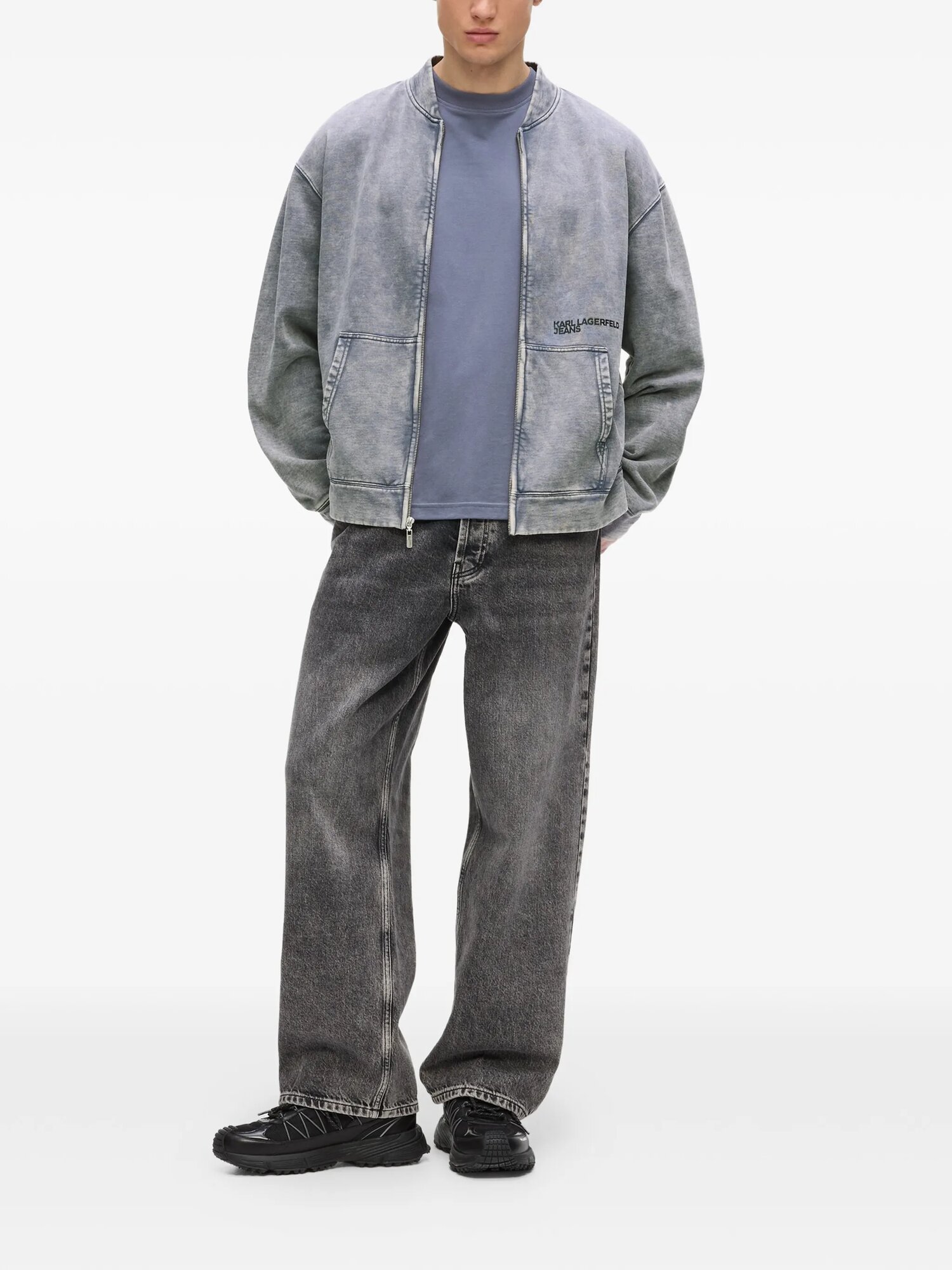 Куртка KARL LAGERFELD JEANS, размер 46, blue — фото 1