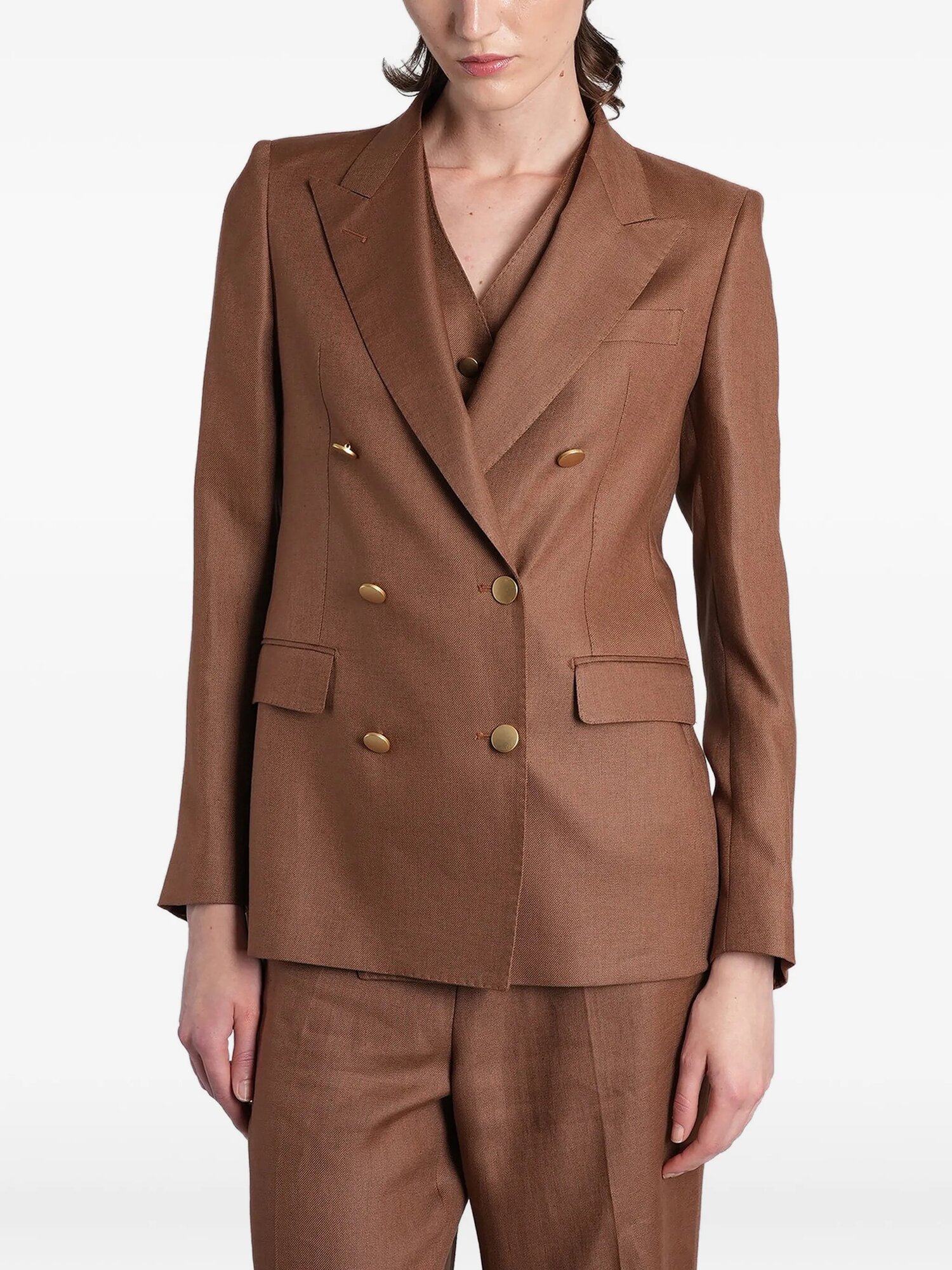 Комбинезон T-parigi10bad double-breasted peaked-lapel suit