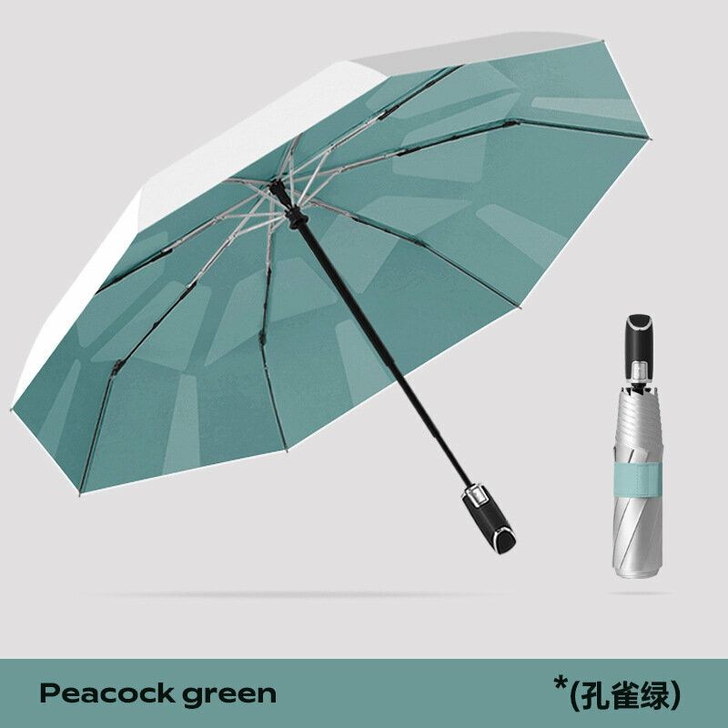 Трансграничная поставка зонтов с титаново-серебристым покрытием, полностью автоматических зонтов, складных зонтов с защитой от солнца, зонтов для дождя и солнца, а также рекламных зонтов на заказ.