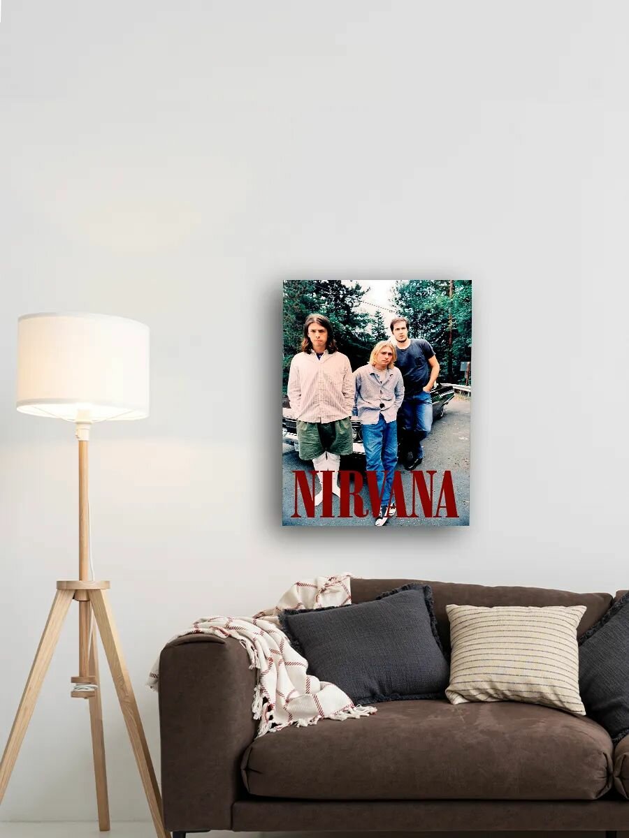 Постеры на стену Nirvana, плакат 1шт, А4 размер. — фото 1