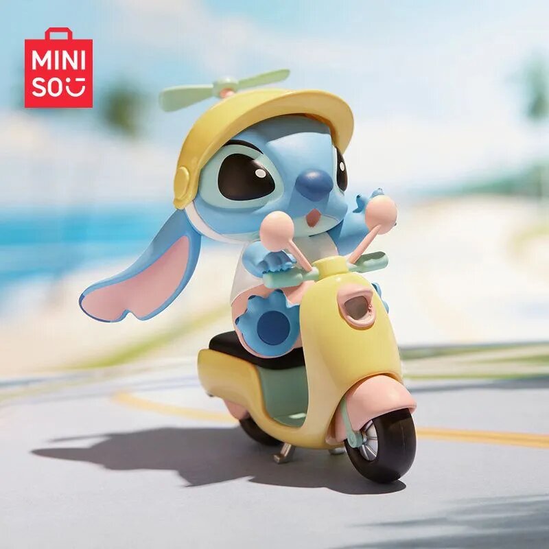 Miniso Коллекционная фигурка Стич Stitch, сюрприз-бокс, подарок для фанатов Диснея, декоративная статуэтка, случайный дизайн
