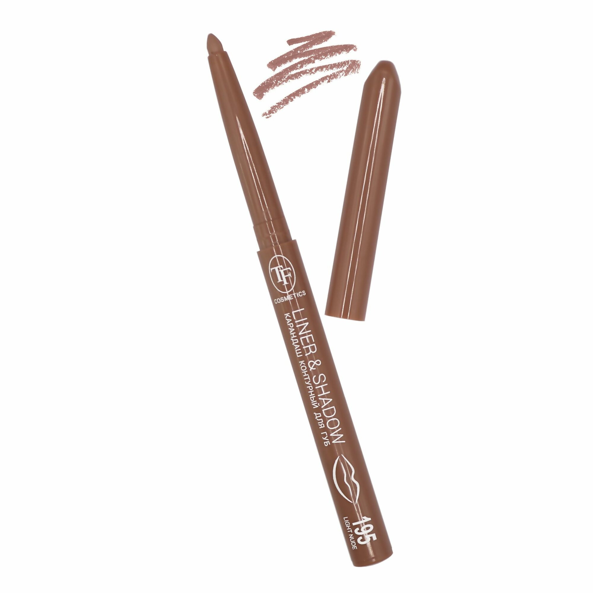 TF Cosmetics Карандаш для губ Liner&Shadow, тон 195 светлый нюд