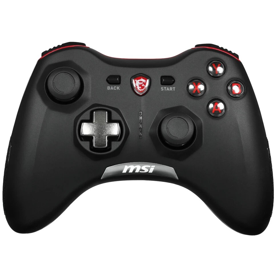 Геймпад проводной MSI Force GC20, for Android, PC, PlayStation 3, черный
