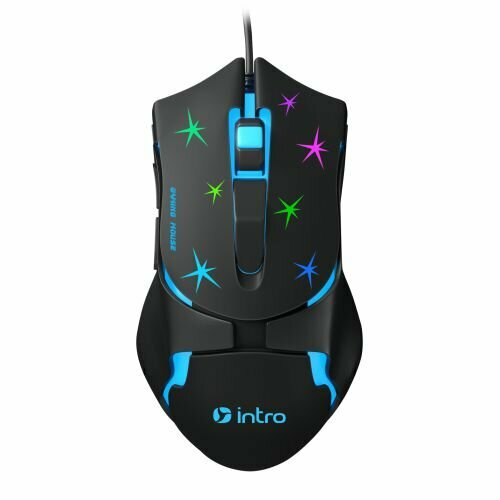 Мышь MG555 игровая проводная 800-3600dpi черн. Intro Б0060197