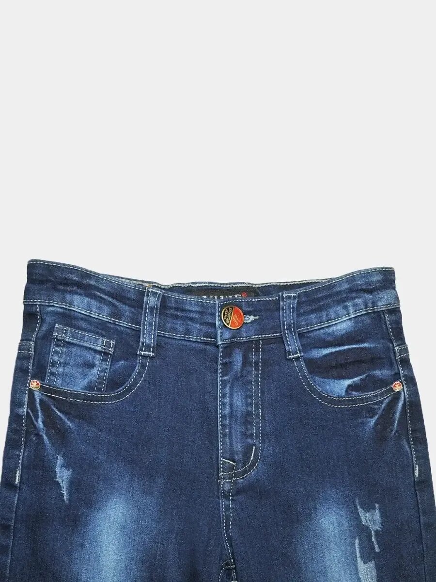 Джинсы Yuke jeans Деним, размер 21/134, синий, голубой — фото 1