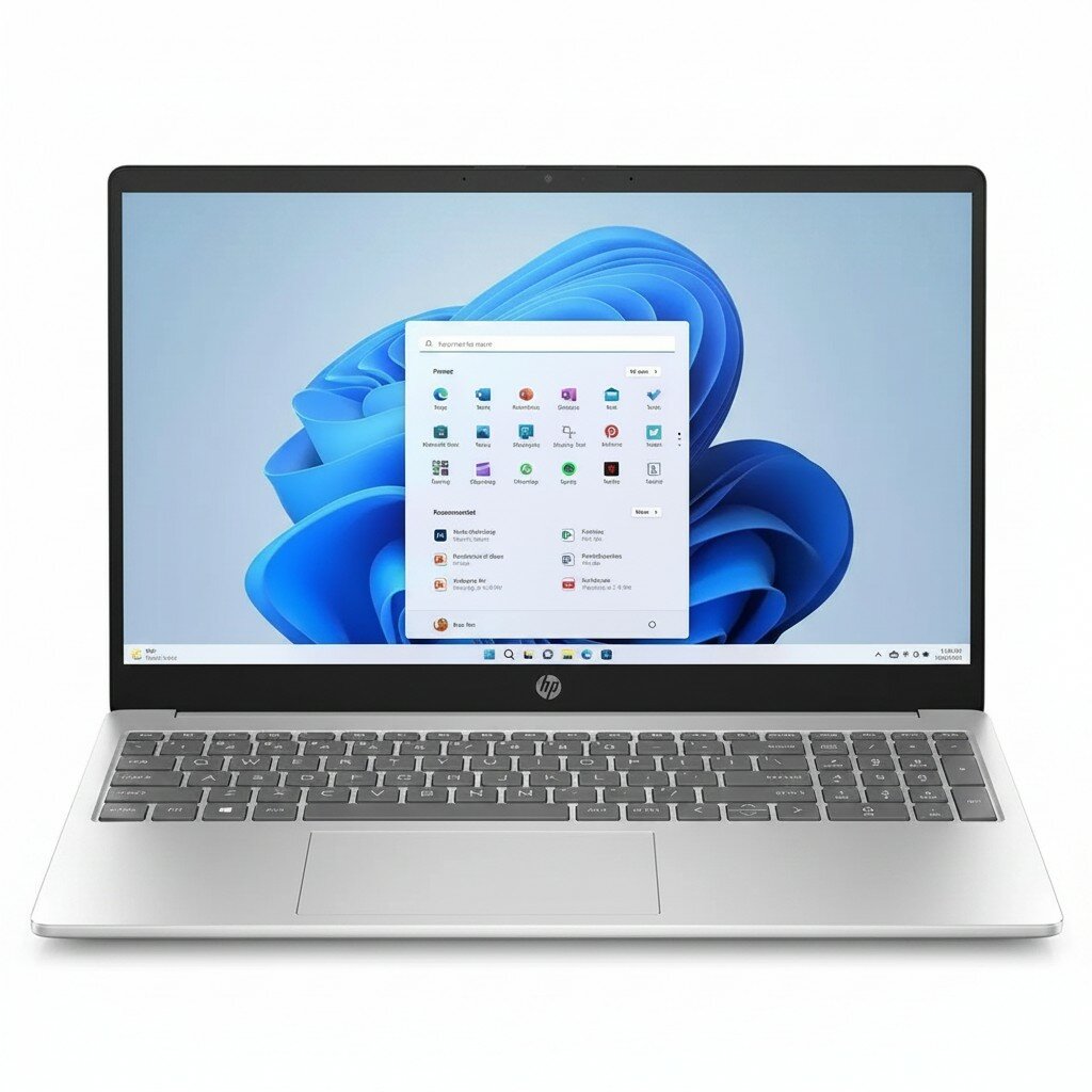 Ноутбук HP Laptop 17 (Intel i3, 8 ГБ, 512 ГБ, Full HD, Win 11) Серый