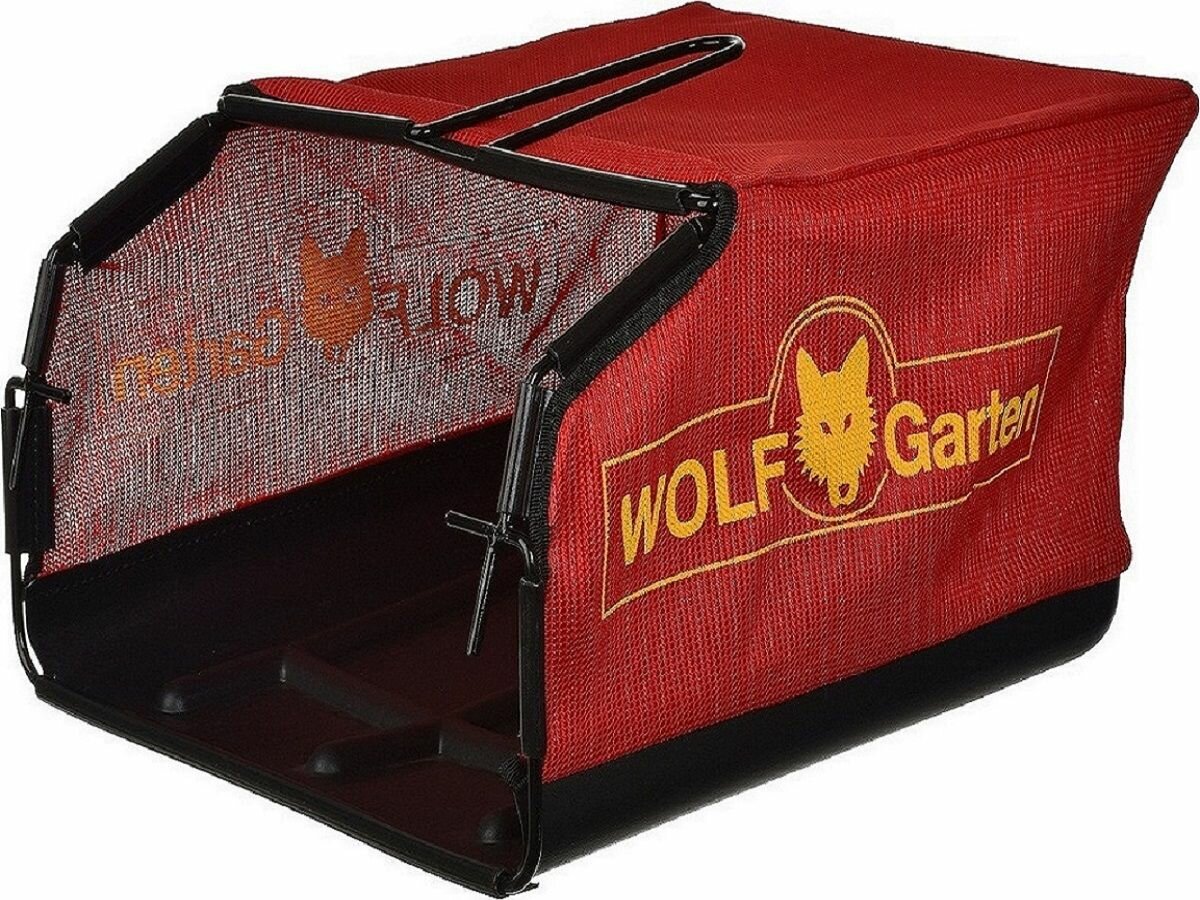 Травосборник WOLF-Garten TK-35 35 л для аэраторов, мягкий мешок для сбора травы и мха для садовой техники, 1 шт