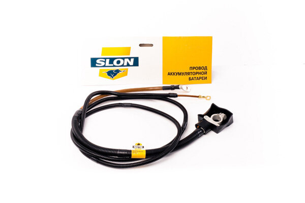 Клемма акб с проводом для ВАЗ-2110-2112 2009- SLON 2110-3724070-01