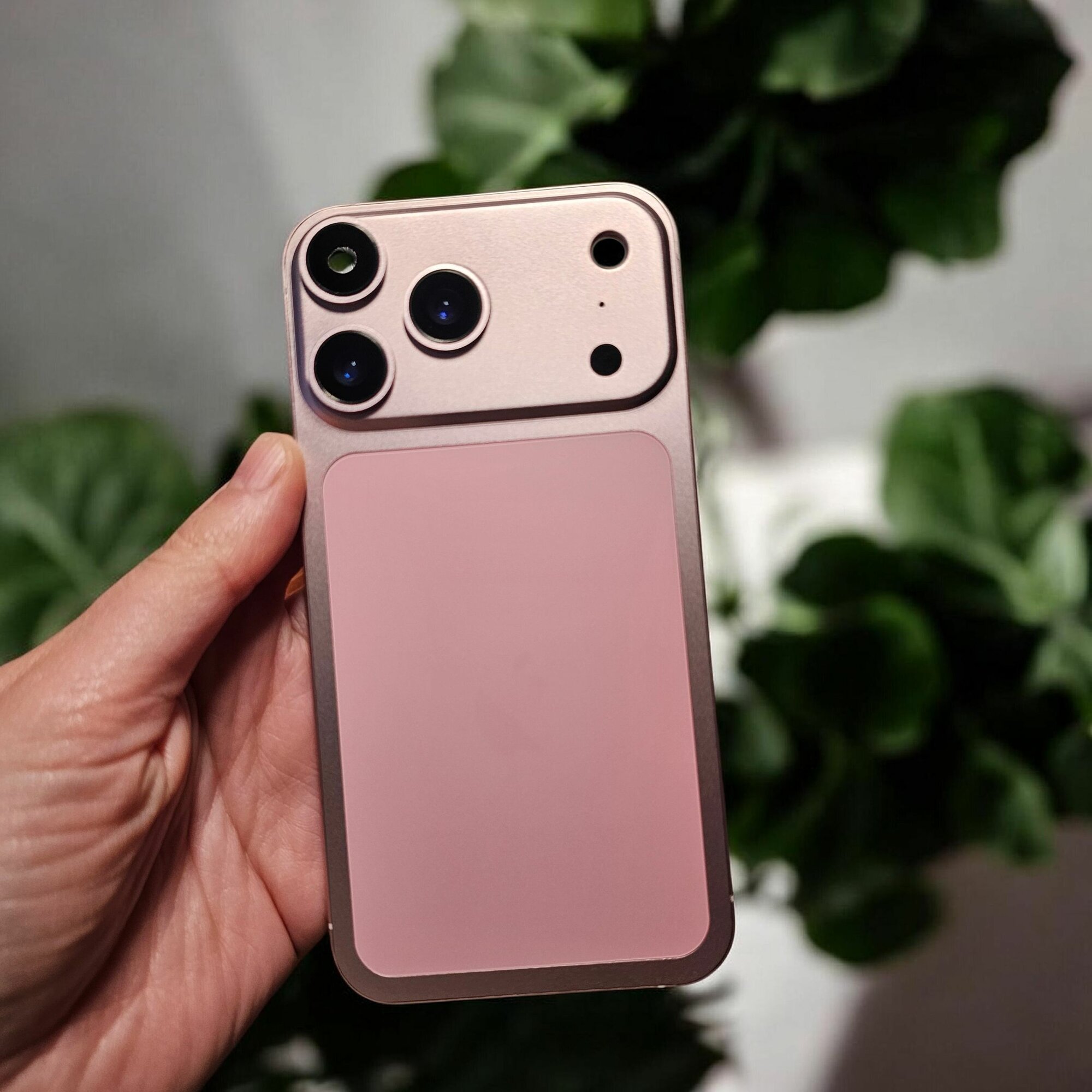 Корпус для iPhone XR - iPhone 17 Pro , розовый (кастомный)