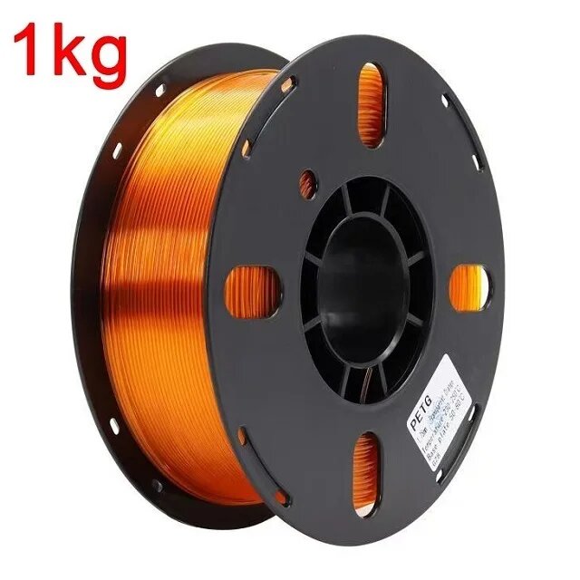Нить PETG оранжевая 1 кг, 1.75 мм