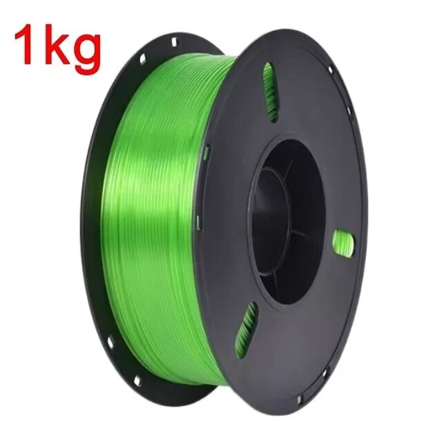 Нить PETG Trans Green-1kg 1.75 мм 1 кг