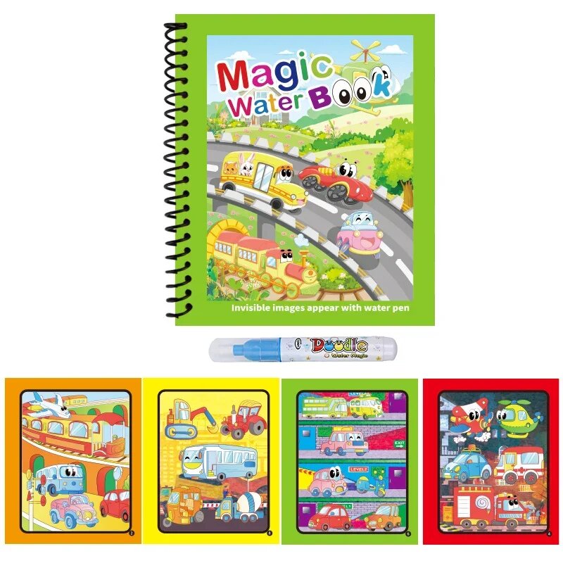 Многоразовая водная раскраска Magic Book, Цвет: 7