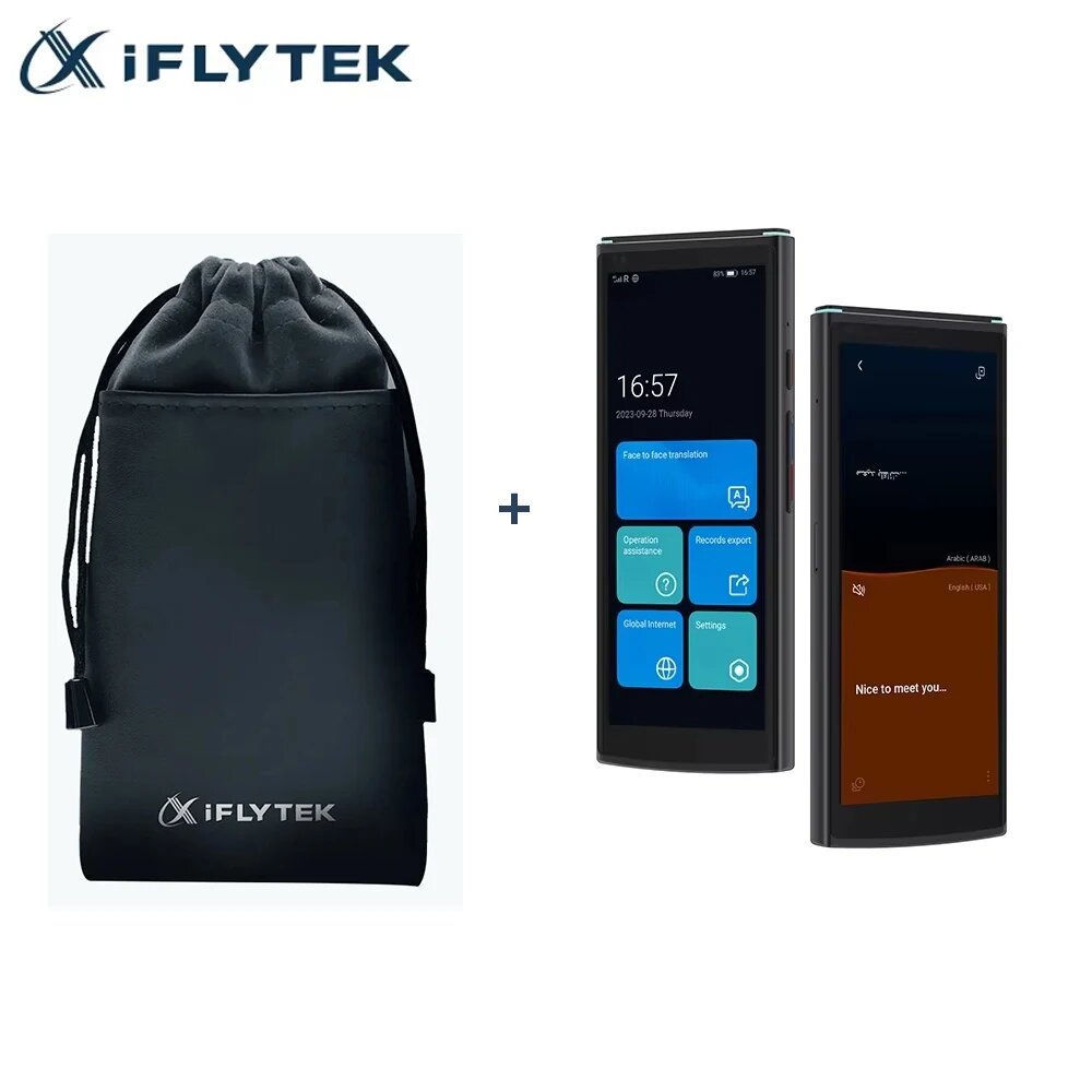 IFLYTEK Переводчик 4.0 Black W Bag