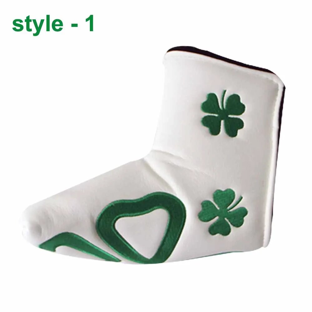 Чехол для гольфа Lucky Clover, белый, style 1