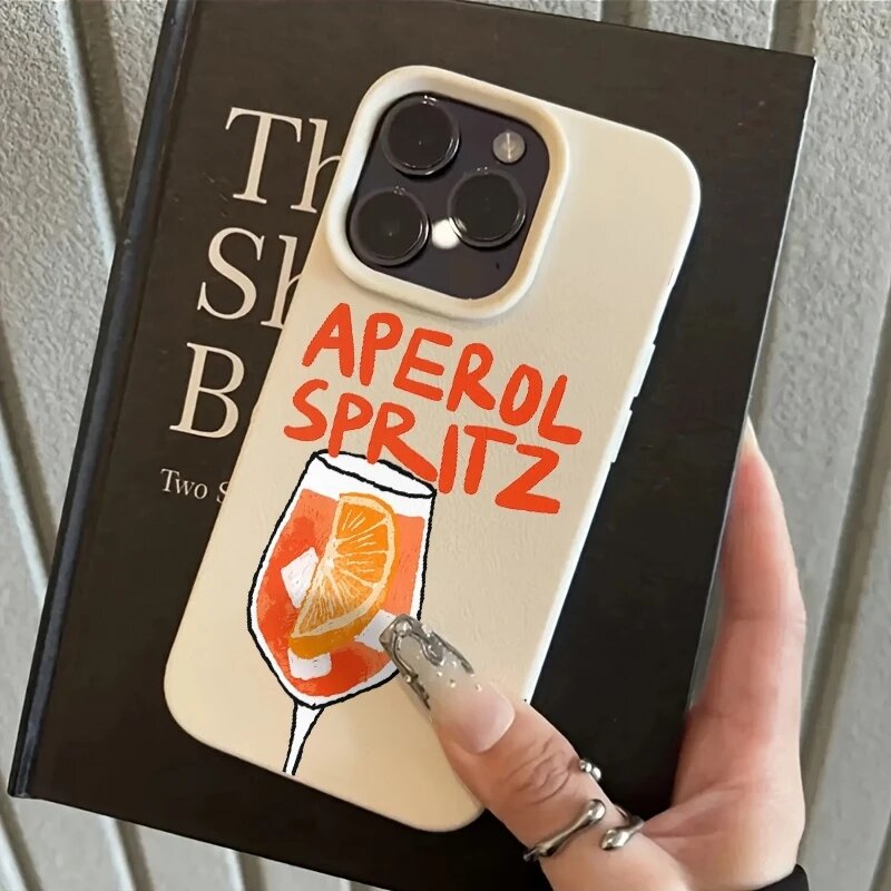 Модный чехол для телефона Spritzs Aperols для iPhone 17 16 15 14 13 12 11 Pro Айфон 16 Про Макс, 2