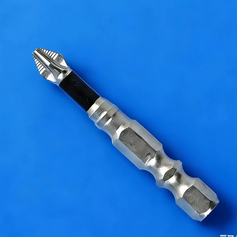 Регулируемая магнитная отвертка с головкой из стали S2 и крестообразным шлицем с нескользящим покрытием, синяя эргономичная рукоятка, регулируемая высота, с 50-мм битой, для дома, электроники и смартфонов