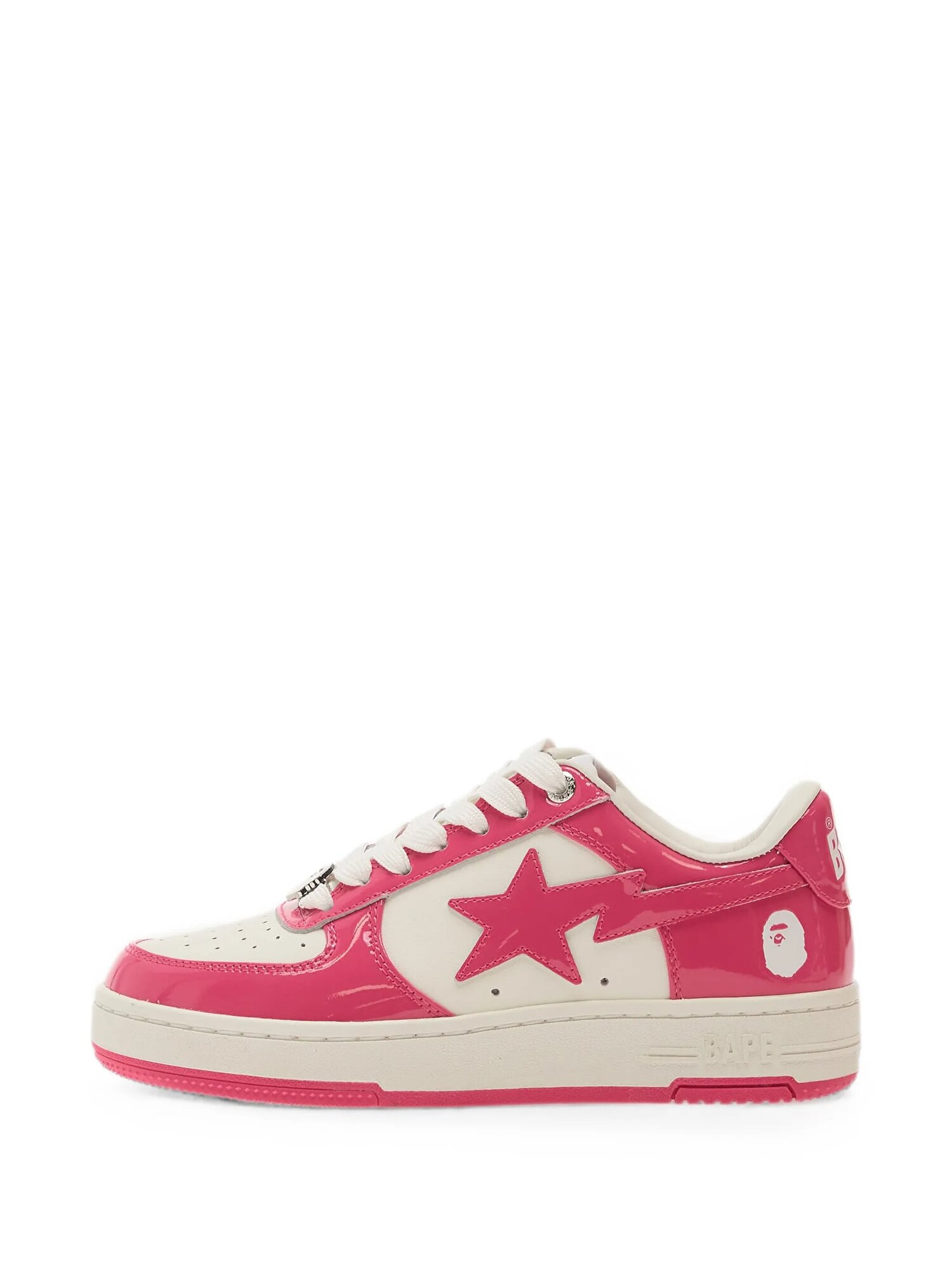 Кроссовки A BATHING APE Bape Sta 1 patent leather sneakers