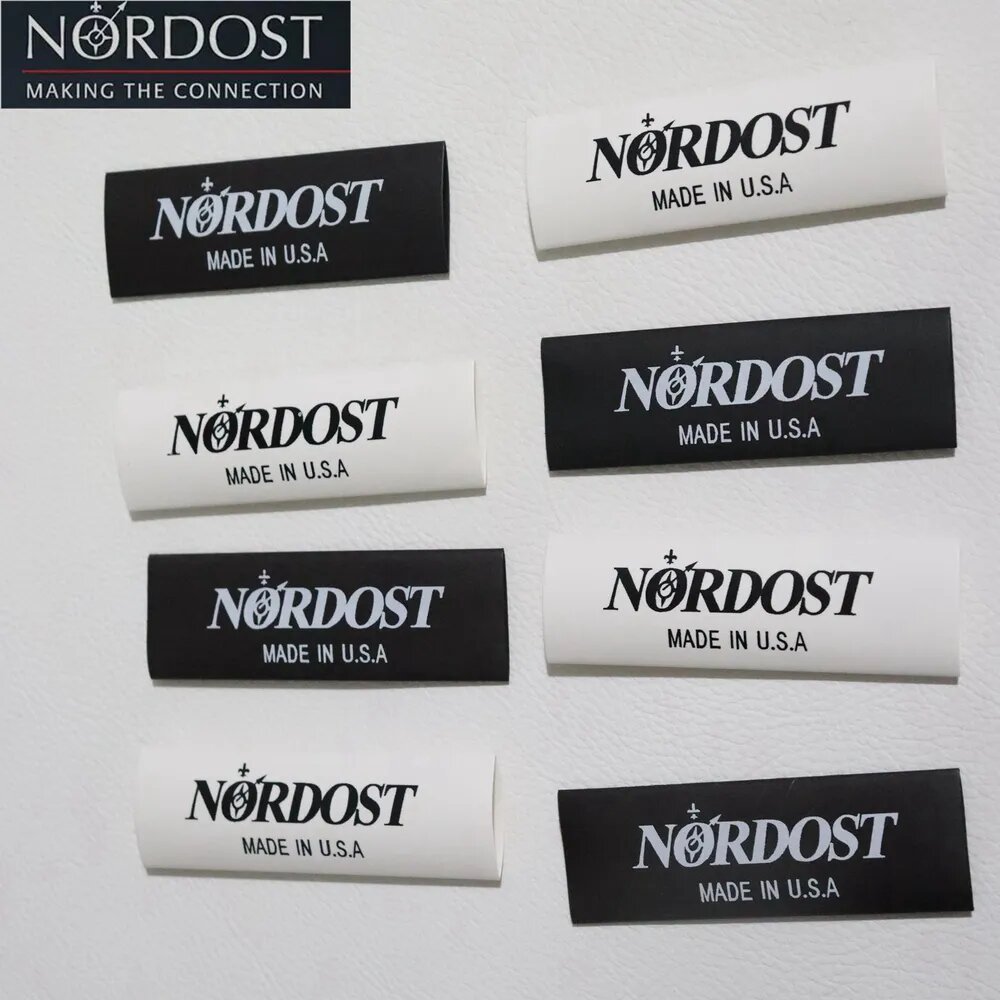 16 шт. высококачественная термоусадочная трубка NORDOST DIY для аудиокабеля, идентификация направления провода динамика, подходящая для диаметра провода 7-15 мм