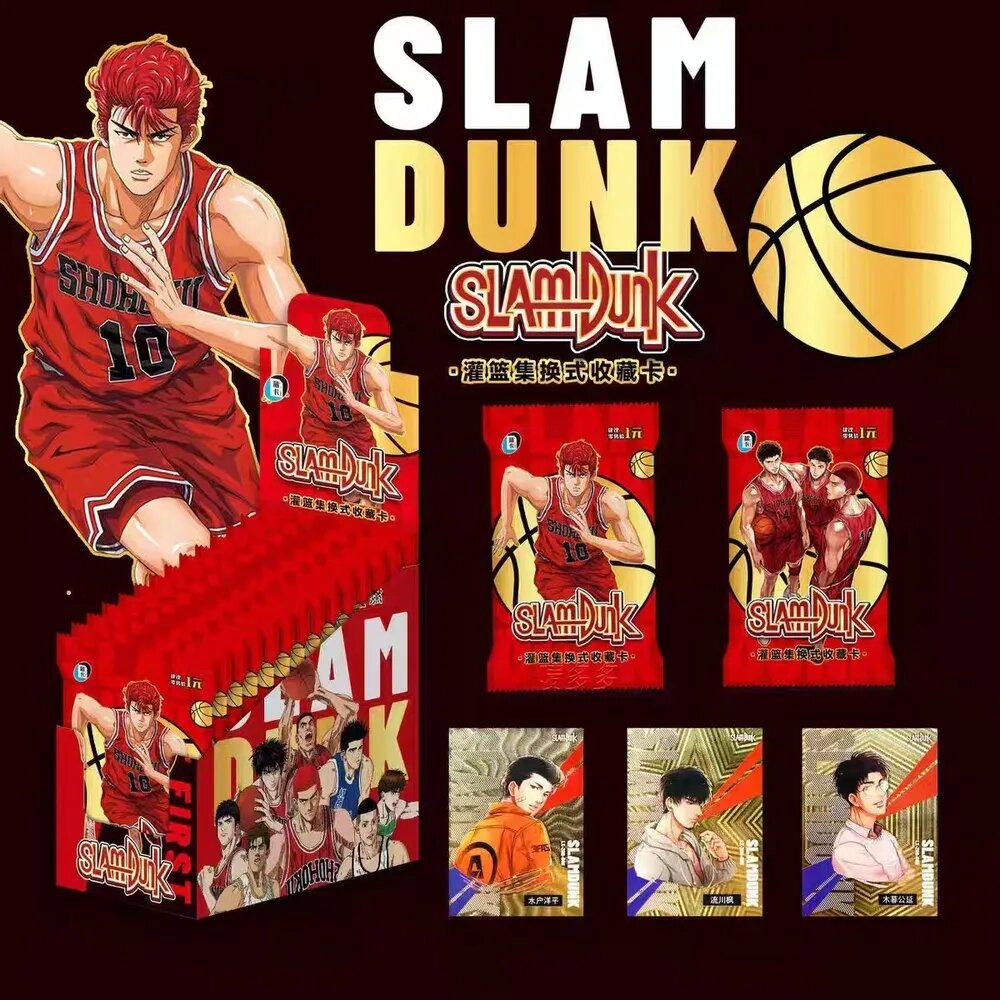 Слэм-данк коллекционные аниме карточки /SLAM DUNK anime cards collectibles 5 packaging