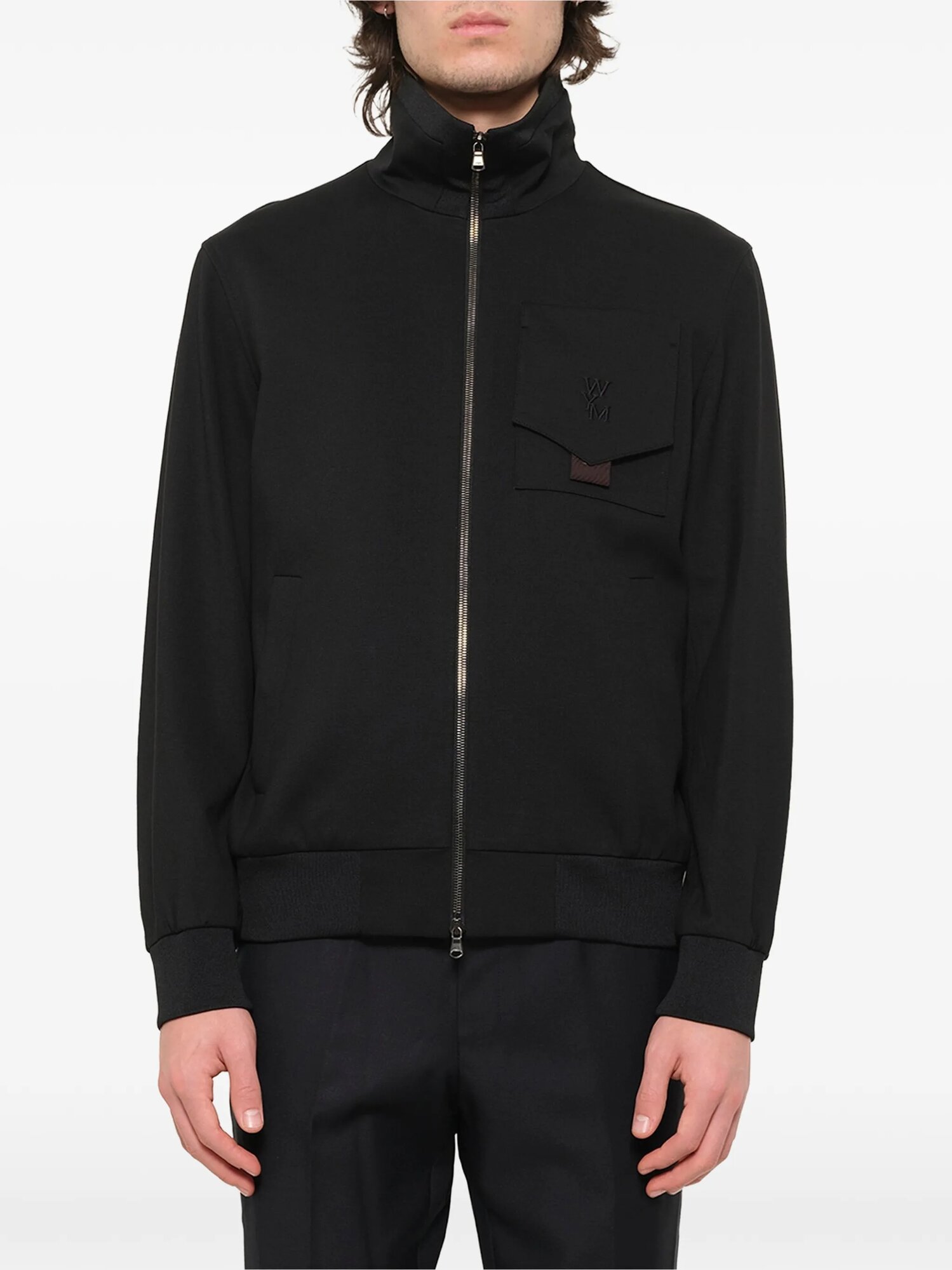 Куртка Wooyoungmi Logo-embroidered track jacket