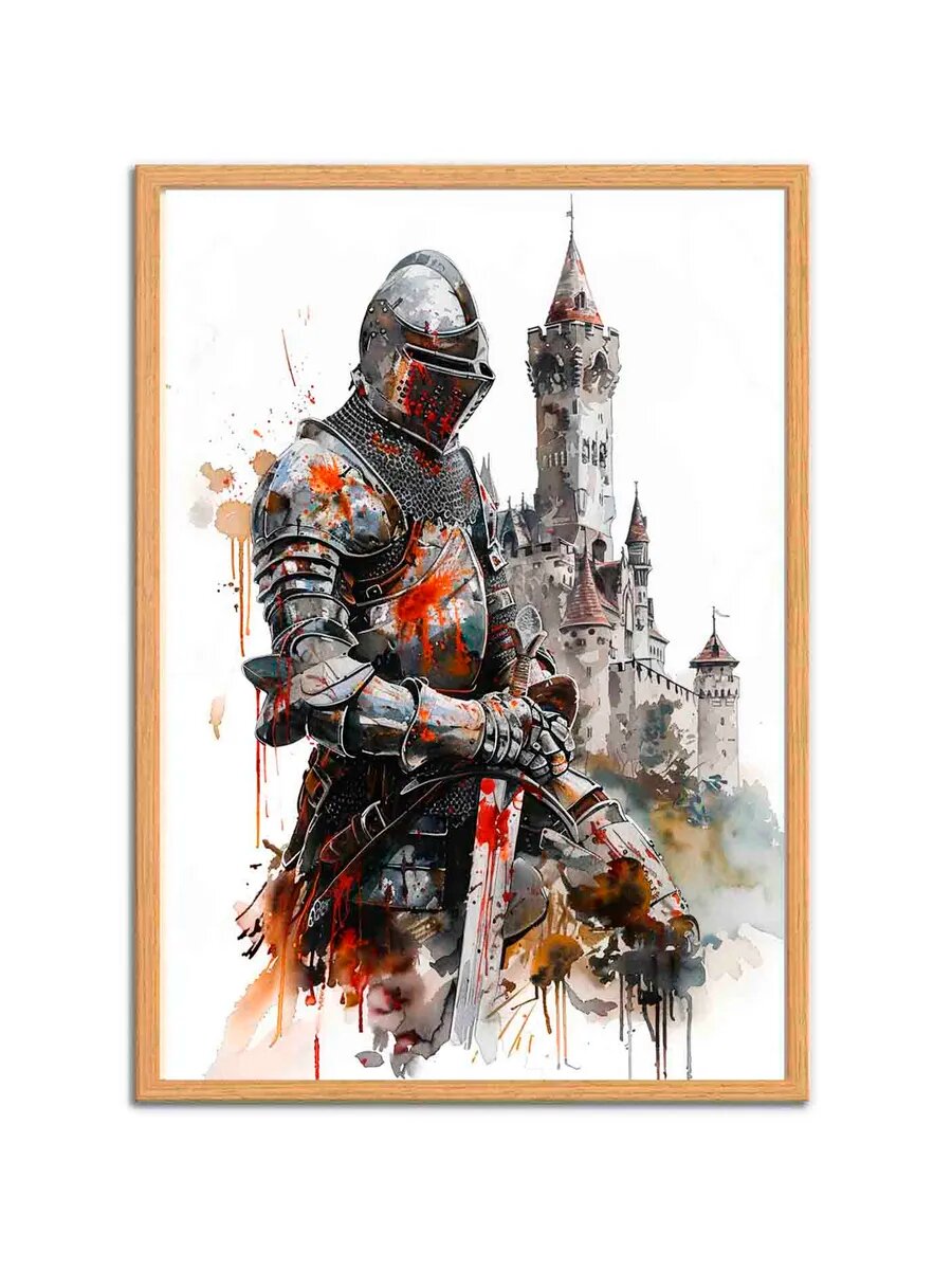 Неразлучник Птичий рыцарь 3, Плакат 30x42см