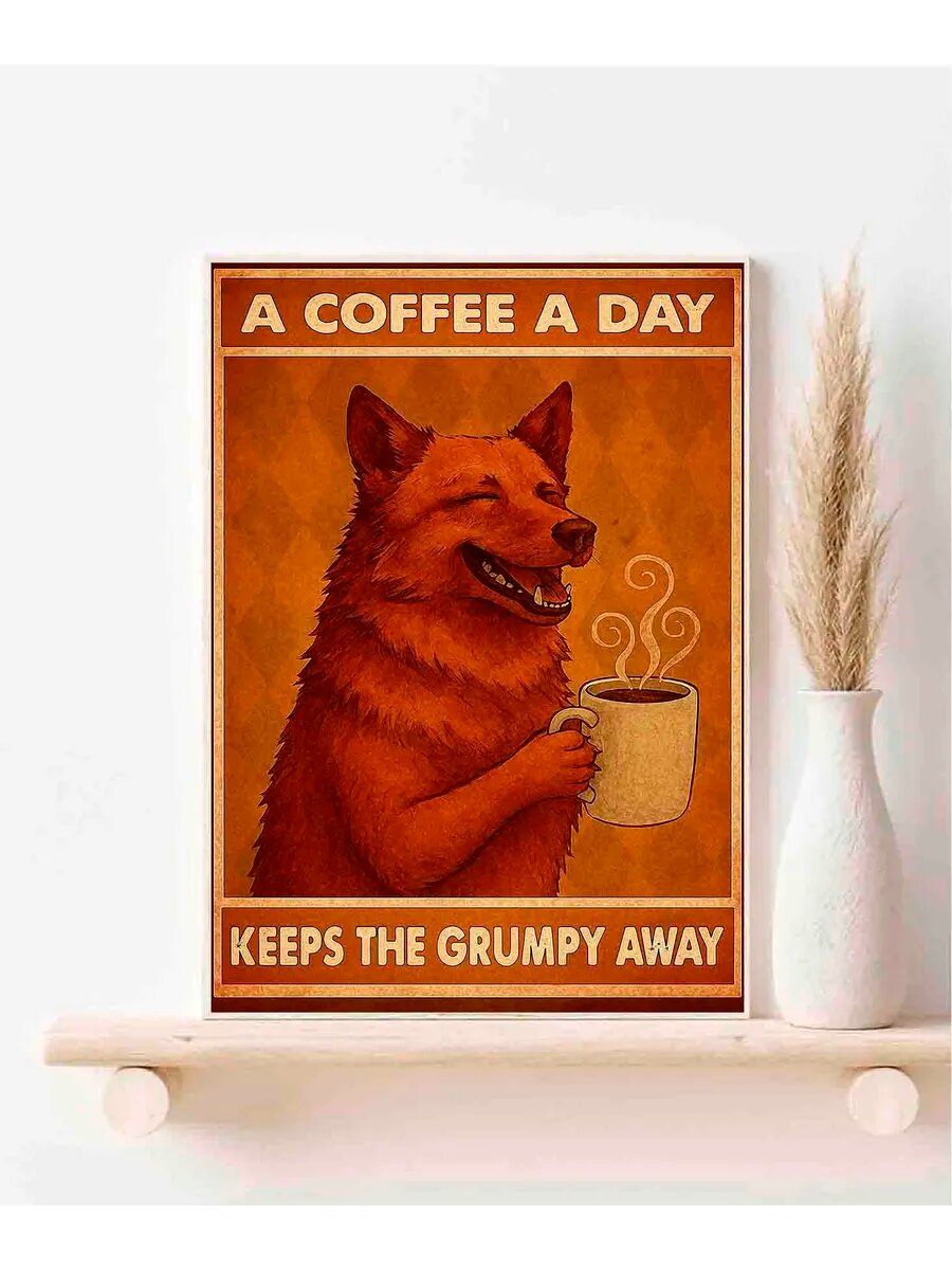 Карело-финская лайка, A Coffee A Day, Keeps The Grumpy Away