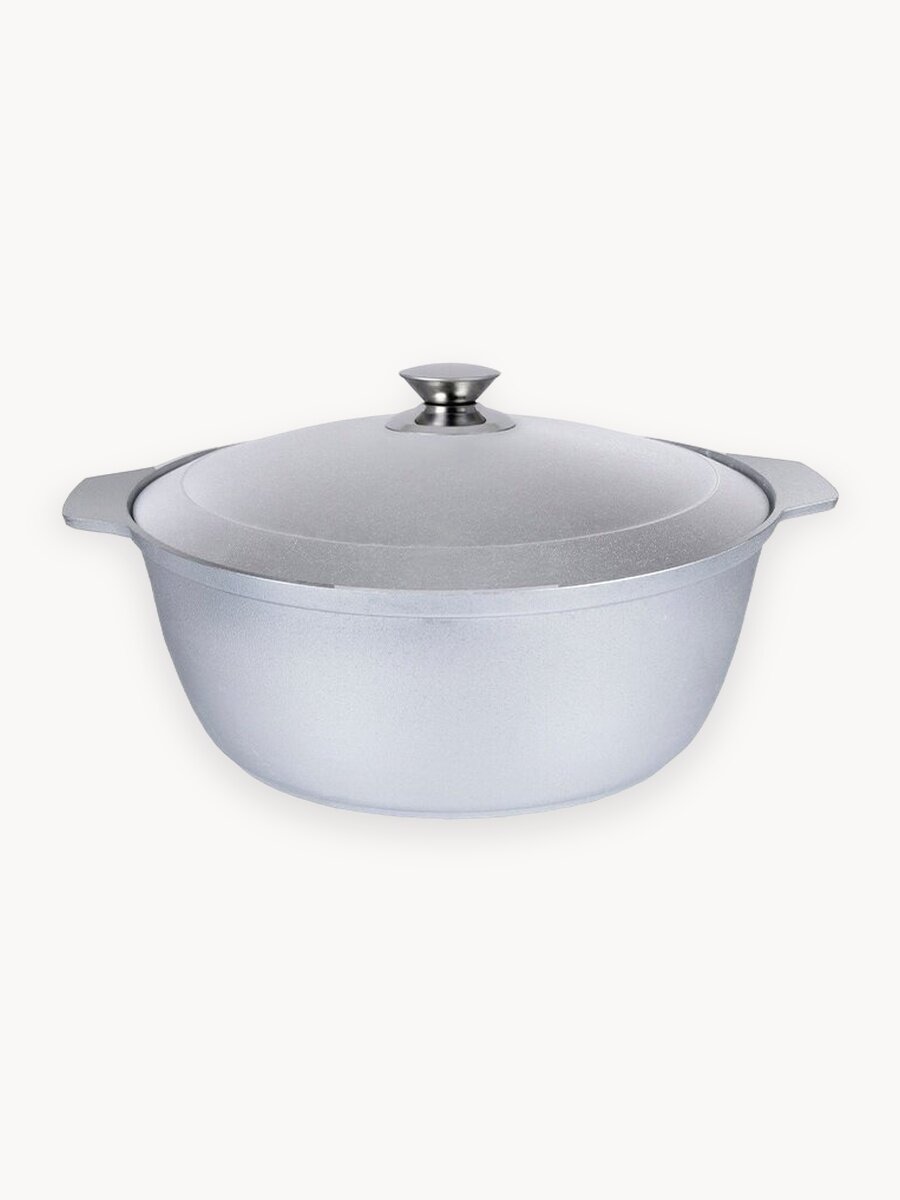 Кастрюля-жаровня 5 л KUKMARA ж518, металлическая крышка, без покрытия