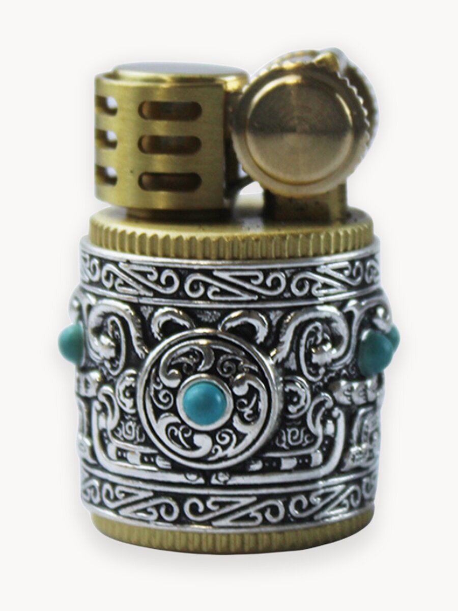 Зажигалка бензиновая подарочная "Бочонок", Zorro, герметичная