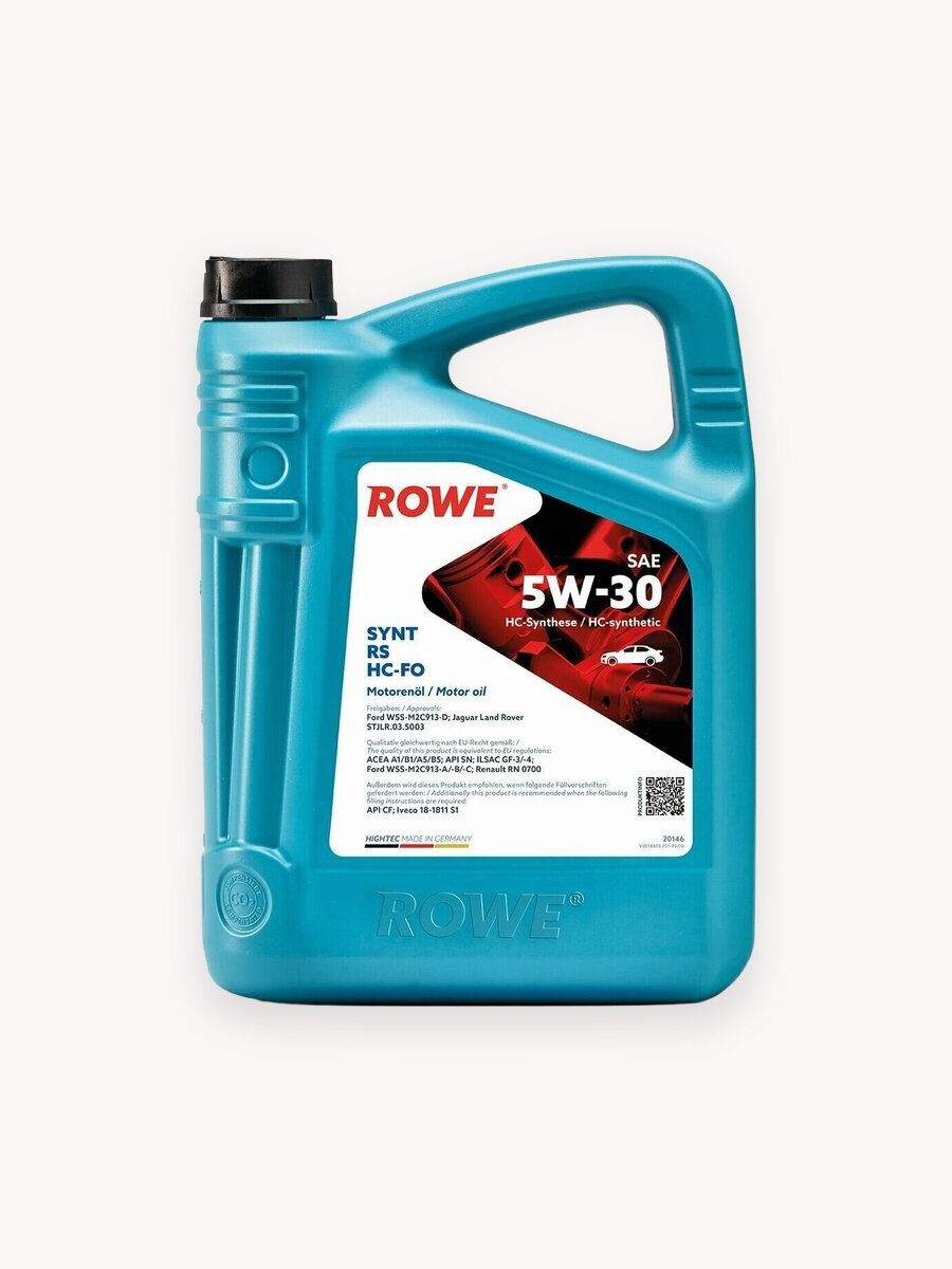 Моторное масло ROWE HIGHTEC SYNT RS 5W-30 HC-FO (5 л)