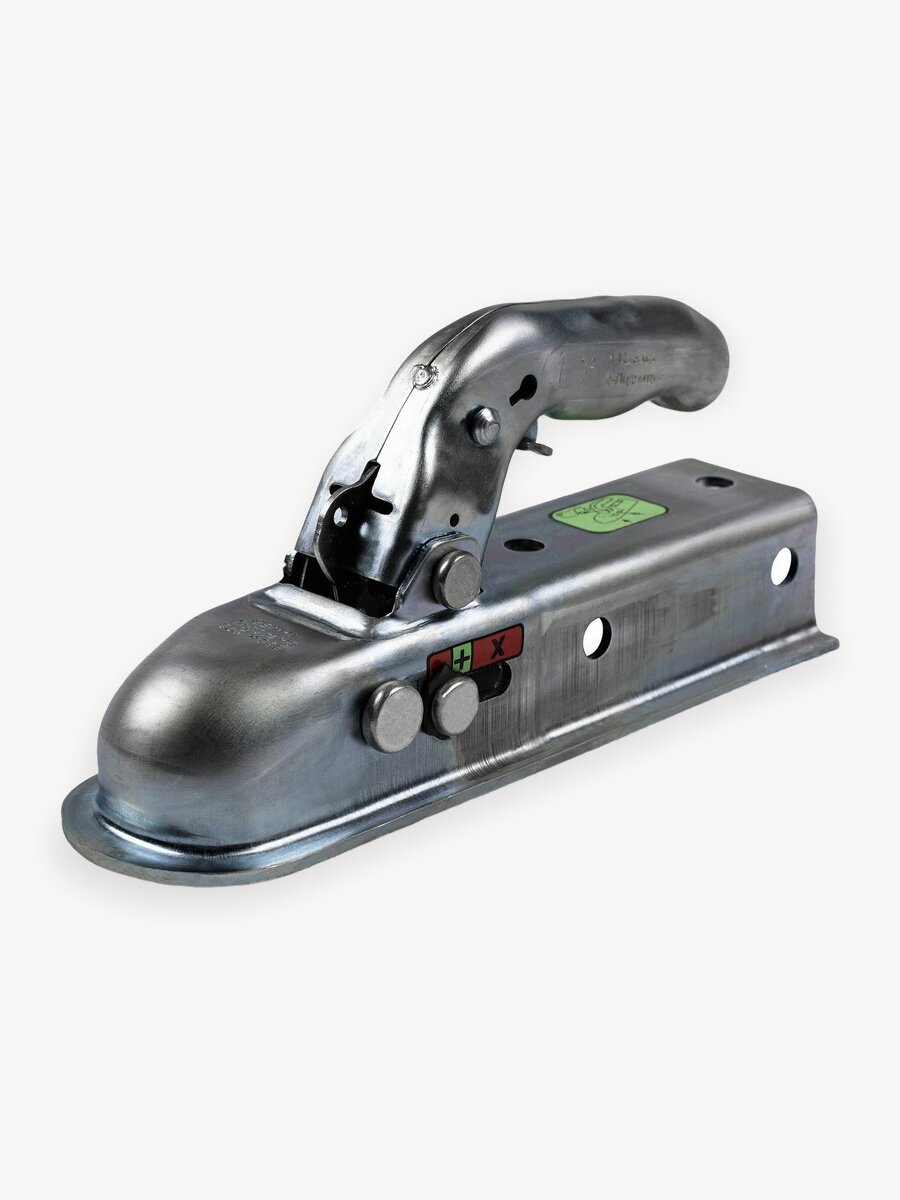 Замковое сцепное устройство(сцепная головка) для прицепа VAMER, усиленная квадрат 60*60мм, ZSUY1-60 - (1шт)