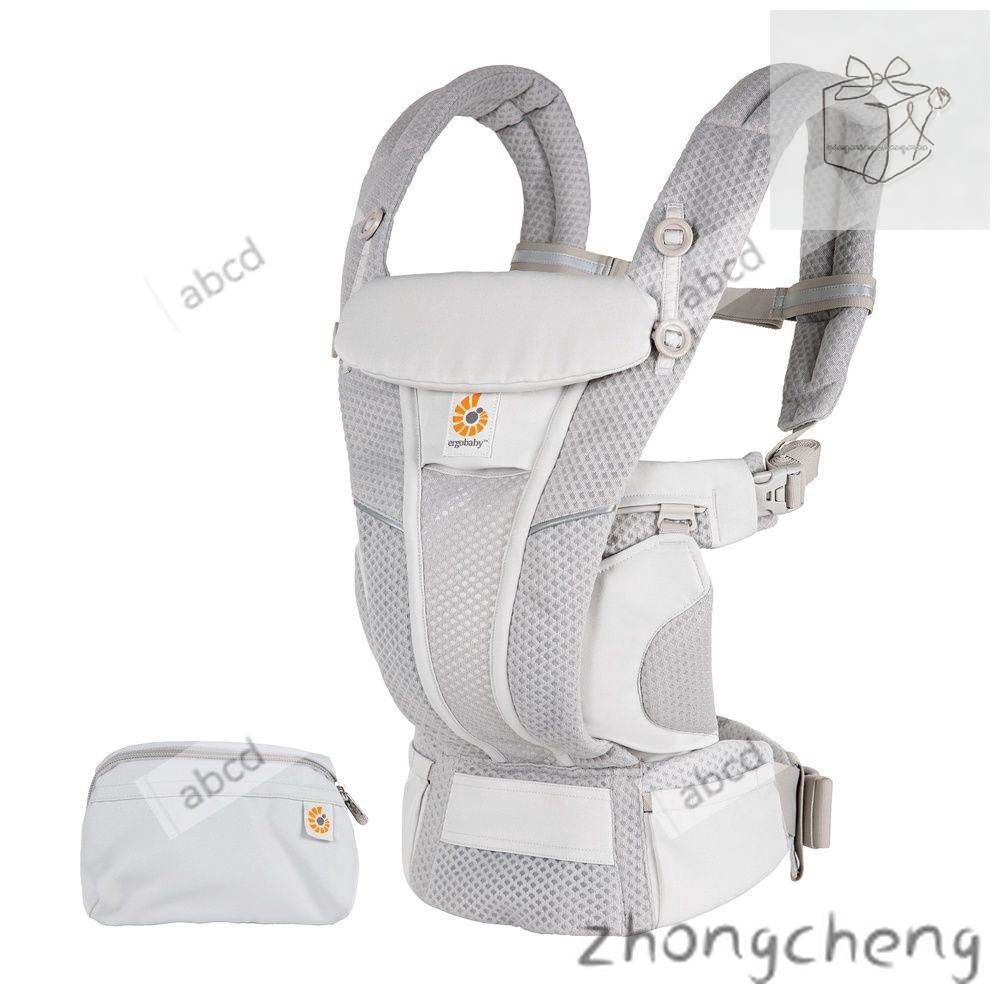 Эргорюкзак- хипсит для малышей от 0 / Ergobaby OMNI Breeze - Pearl Grey/ сумка рюкзак для мамы