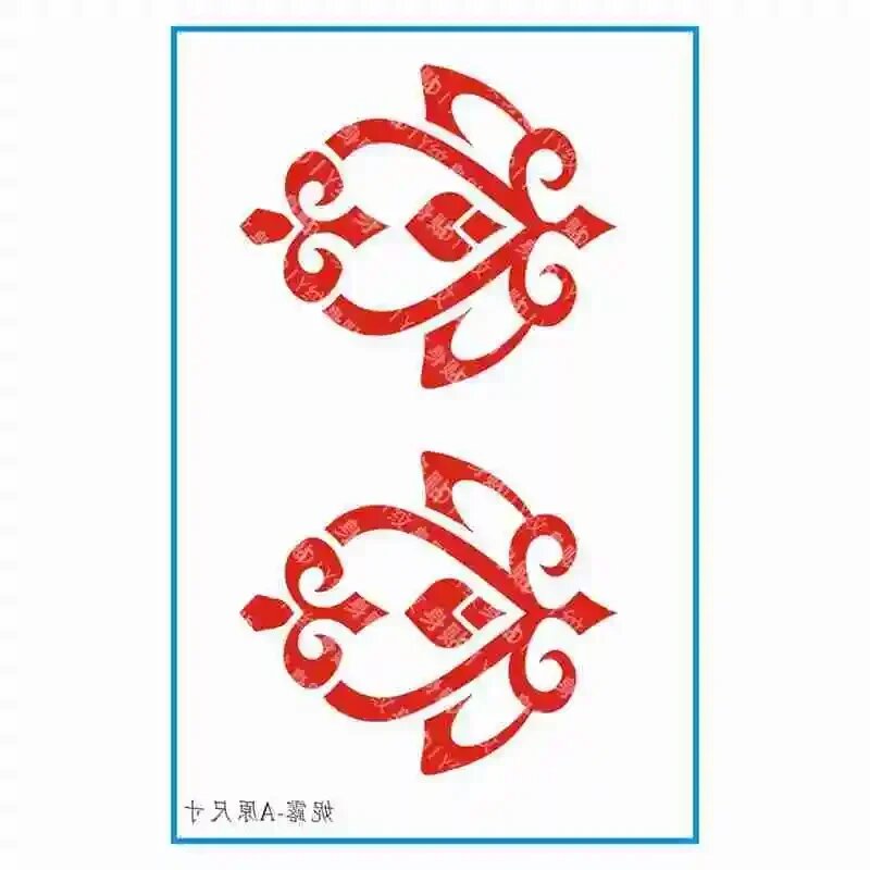 Genshin Impact Lyney Lynette временные татуировки 28 стилей Nilou 13x11cm