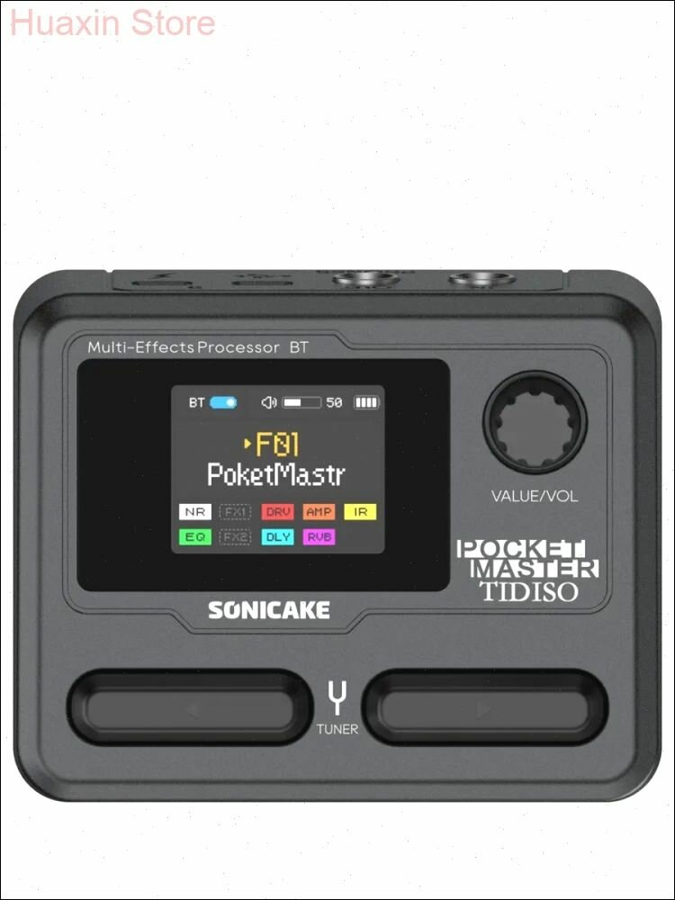 Мини-процессор Pocket Master, для гитарных эффектов, беспроводное соединение, литиевый аккумулятор