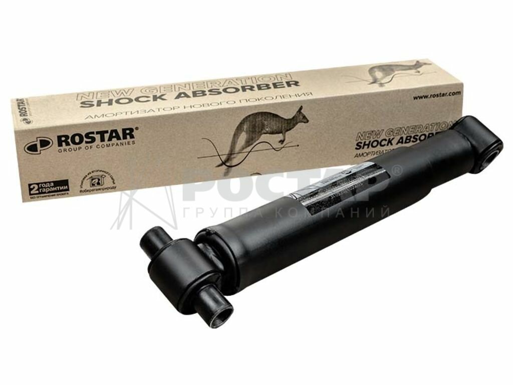 Амортизатор MAN TGA, TGL, TGS, TGX передний левый/правый (438/700 20x105 24x55 O/O) ROSTAR