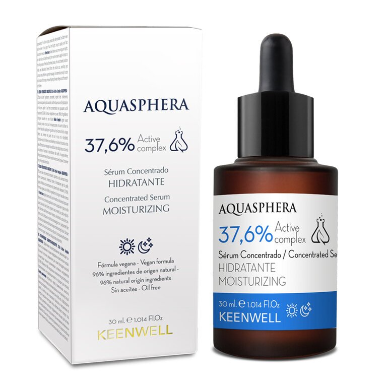 KEENWELL AQUASPHERA Serum Concentrado Hidratante 37,6% Active Complex Увлажняющая Сыворотка-концентрат 30 мл