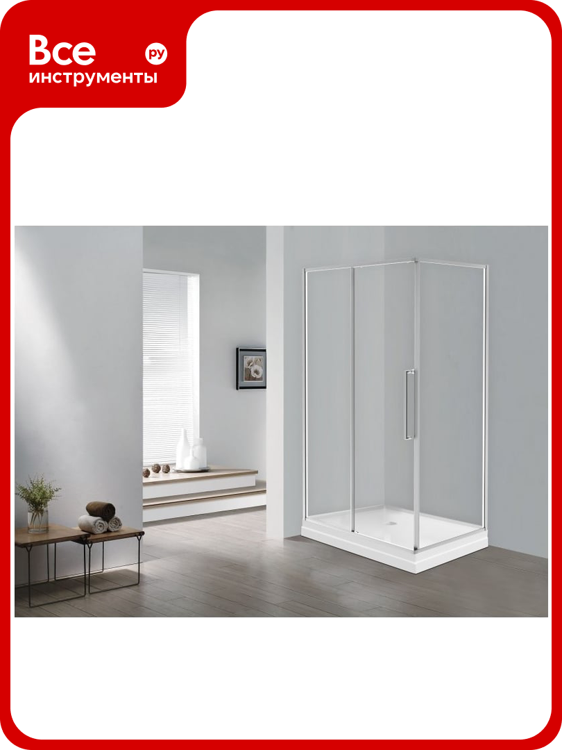 Ограждение душевое ESBANO ESS-128PS-C хром ESOGS128PSC