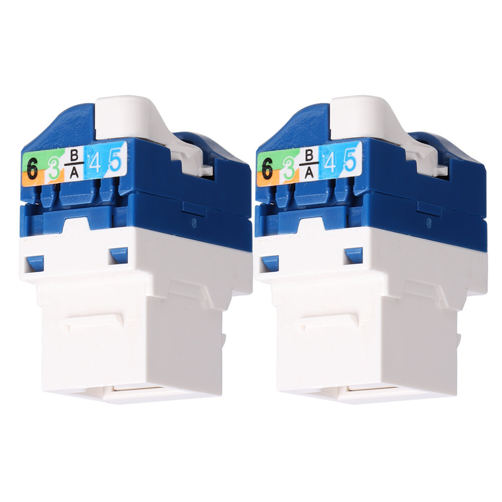 2 шт. сетевой модуль Cat6, вращающийся сетевой кабель RJ45, информационный разъем, адаптер