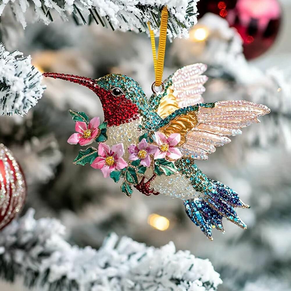2D-подвеска "Колибри" для ёлки