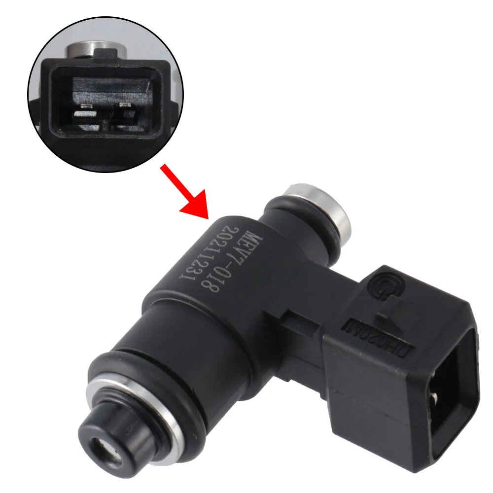 MEV7-018 двухотверстия 300 куб. См высокопроизводительный топливный инжектор для мотоцикла, распылительная Форсунка для мотоцикла