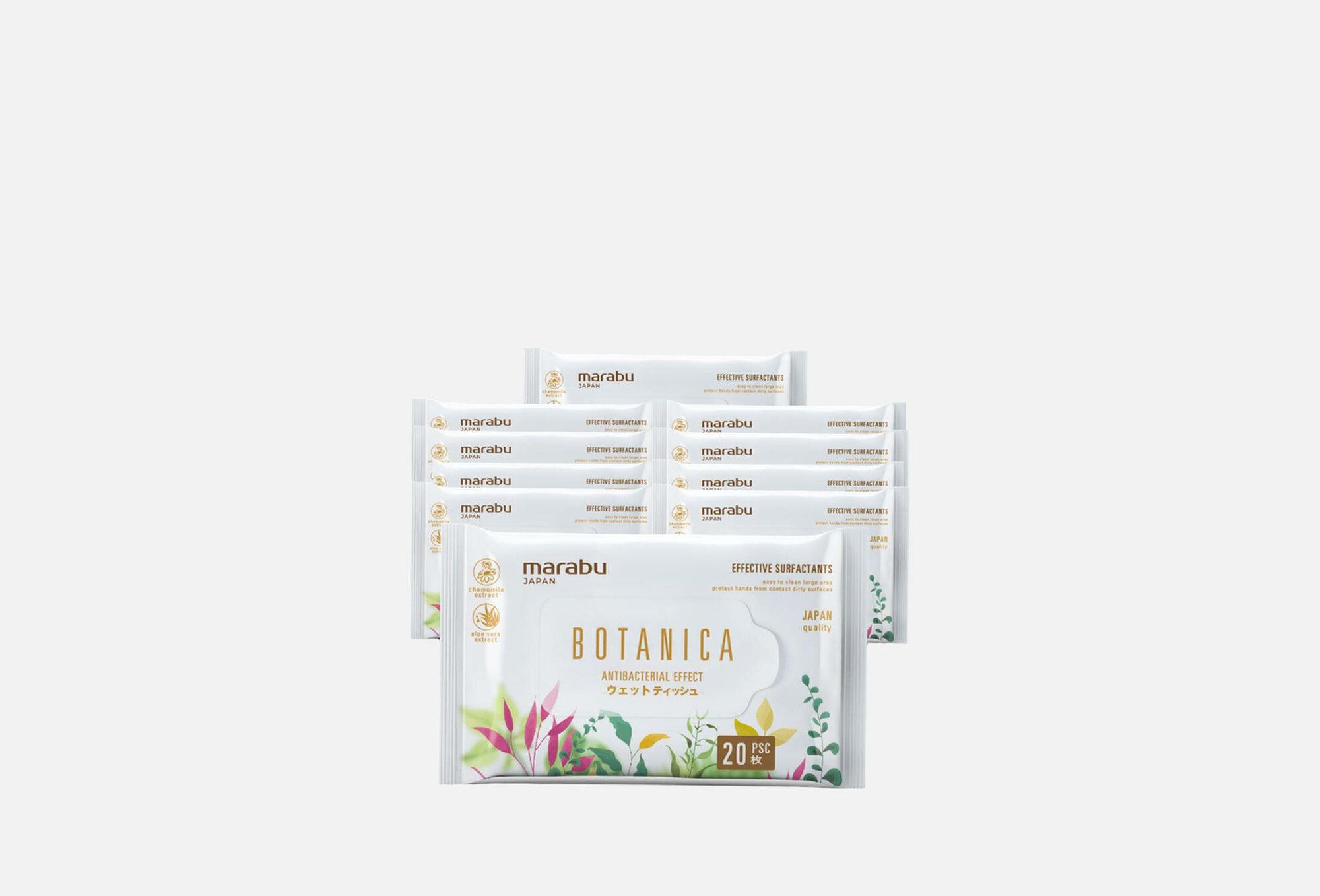 Набор влажных салфеток MARABU Botanica