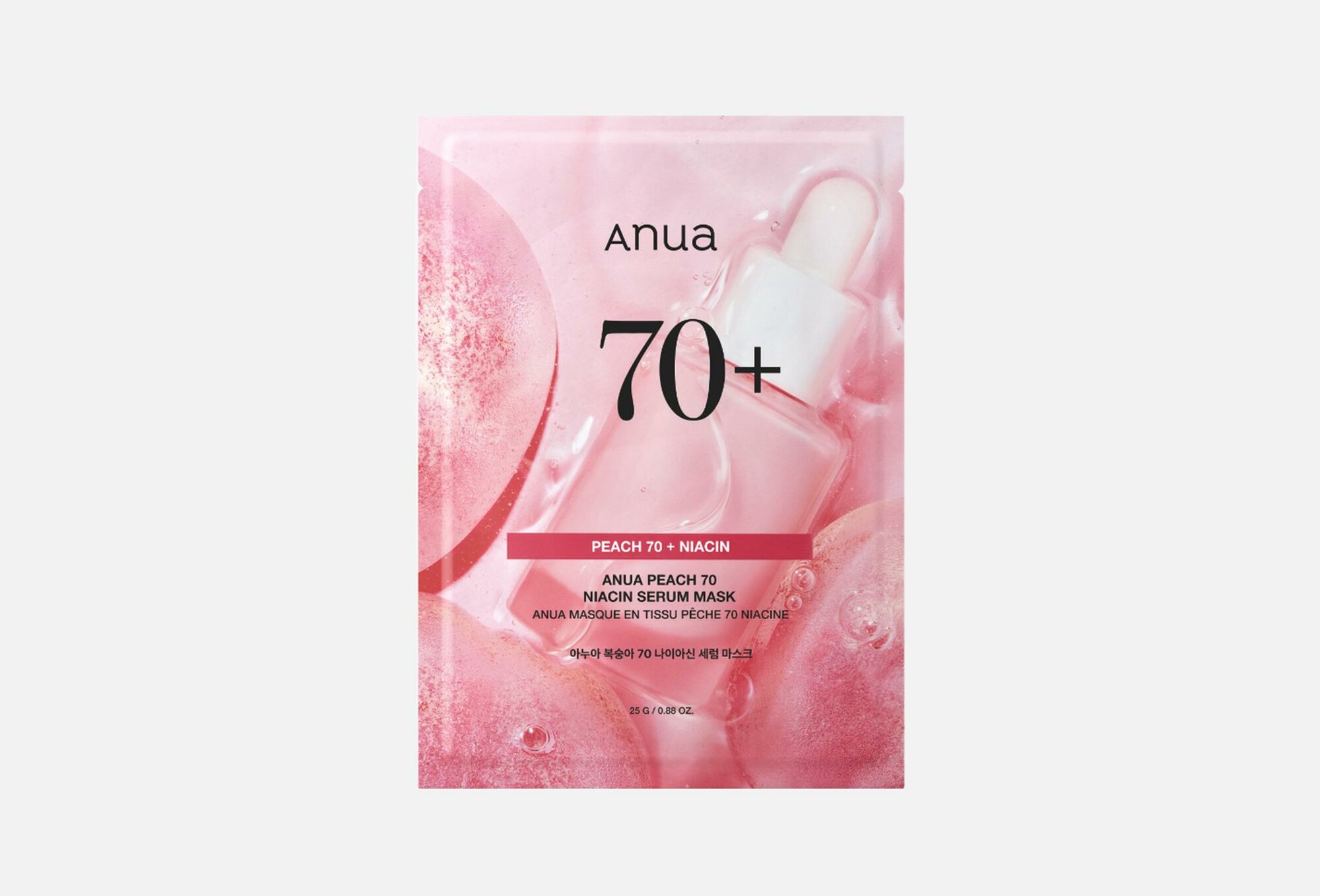 Тканевая маска-сыворотка для лица ANUA PEACH NIACIN SERUM
