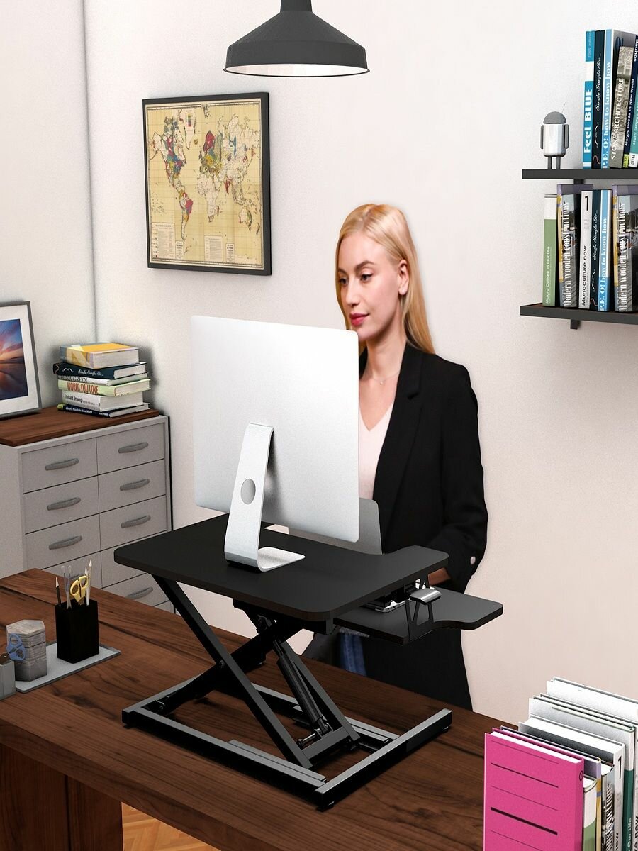 Компьютерный стол с регулируемой высотой, 55*40 см