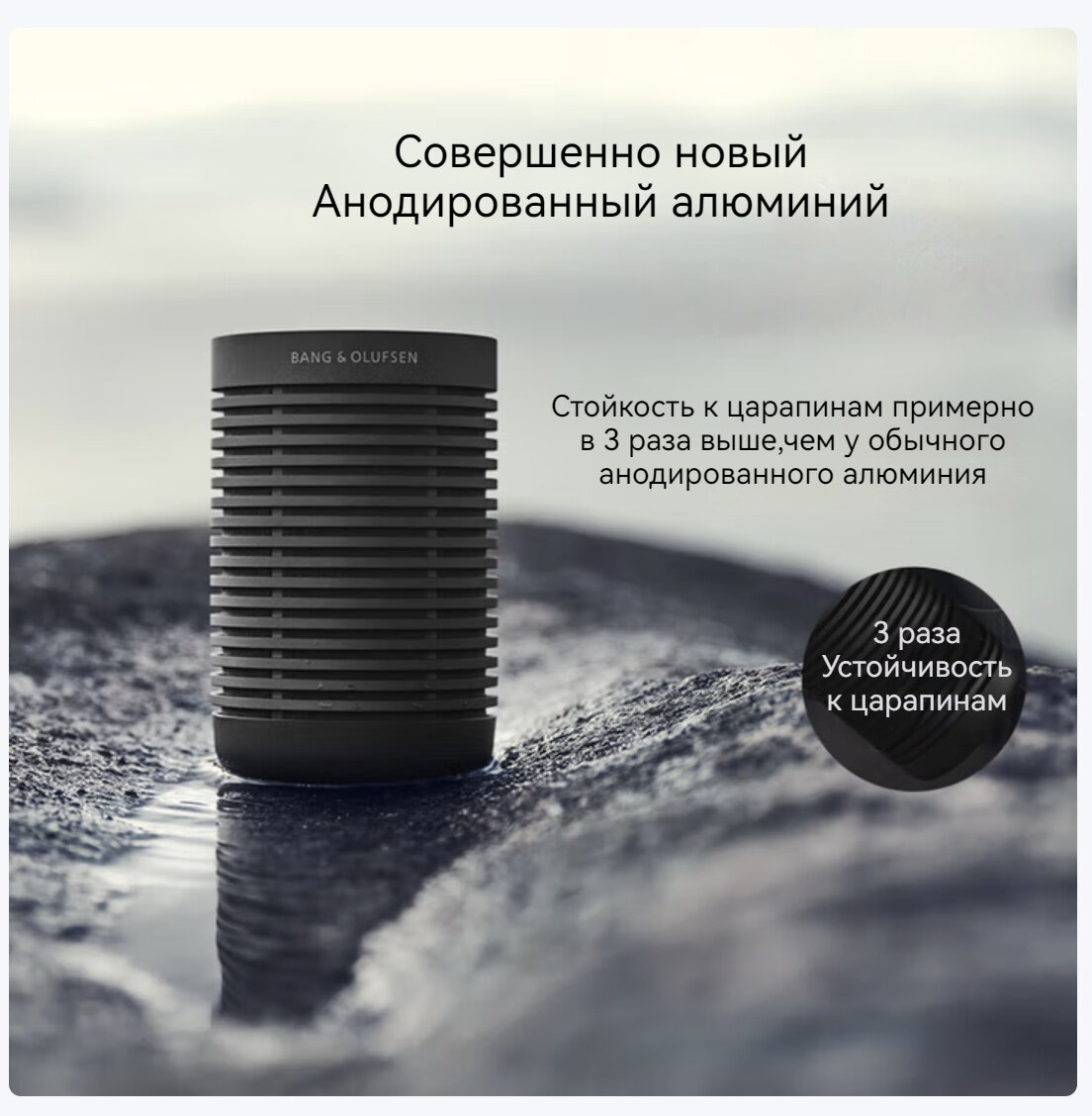 Портативная акустика Bang & Olufsen Beosound Explore , 60 Вт, black anthracite