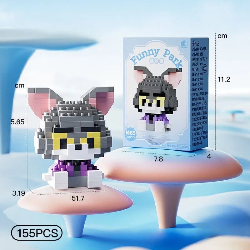 Маленькие строительные блоки, детские развивающие игрушки , Cat-TOM