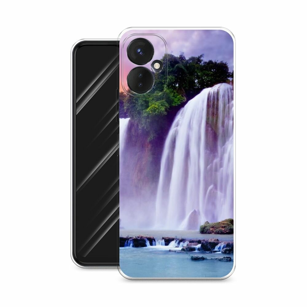 Чехол на Tecno Spark 9 Pro / Техно Спарк 9 Про с принтом водопад 10 — фото 1