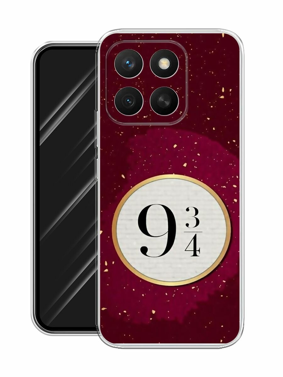Силиконовый чехол на Honor X8c / Хонор X8c с принтом 9 и 3/4 — фото 1
