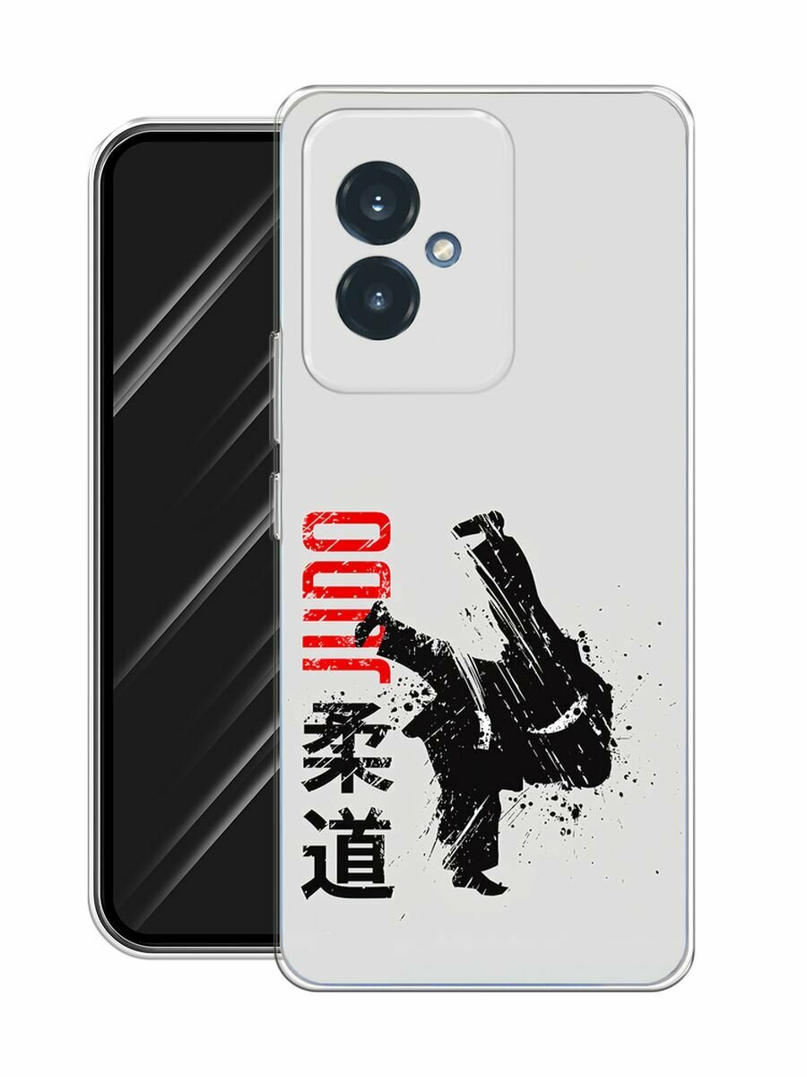 Силиконовый чехол на Honor 100 / Хонор 100 с принтом "Дзюдо" — фото 1