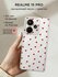 Чехол на Realme 15 Pro / Реалми 15 Про с принтом "Red hearts", прозрачный
