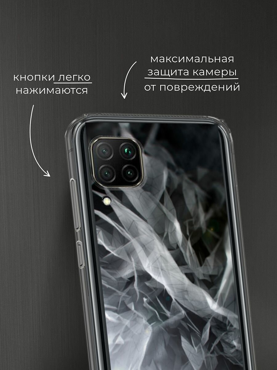 Чехол на Honor 30S Global/Huawei P40 Lite 5G/Nova 7 SE / Хонор 30S/Хуавей P40 Lite 5G/Нова 7 SE с принтом "Абстракция 9" — фото 1